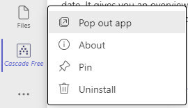 Integrate Microsoft Teams with Cascade