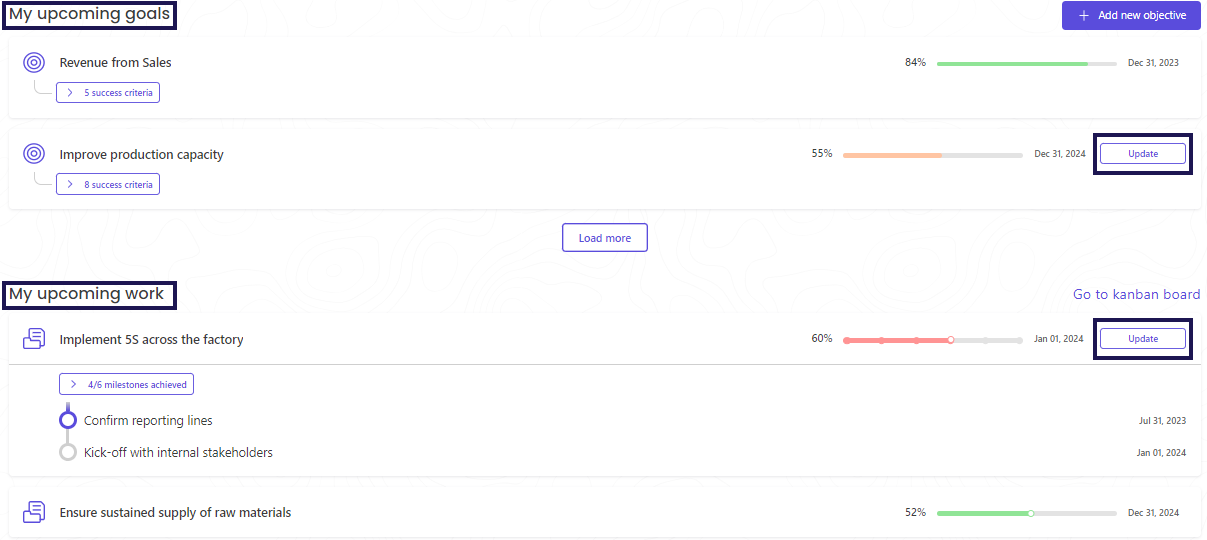 Create Custom Update Templates for Goals and Teams