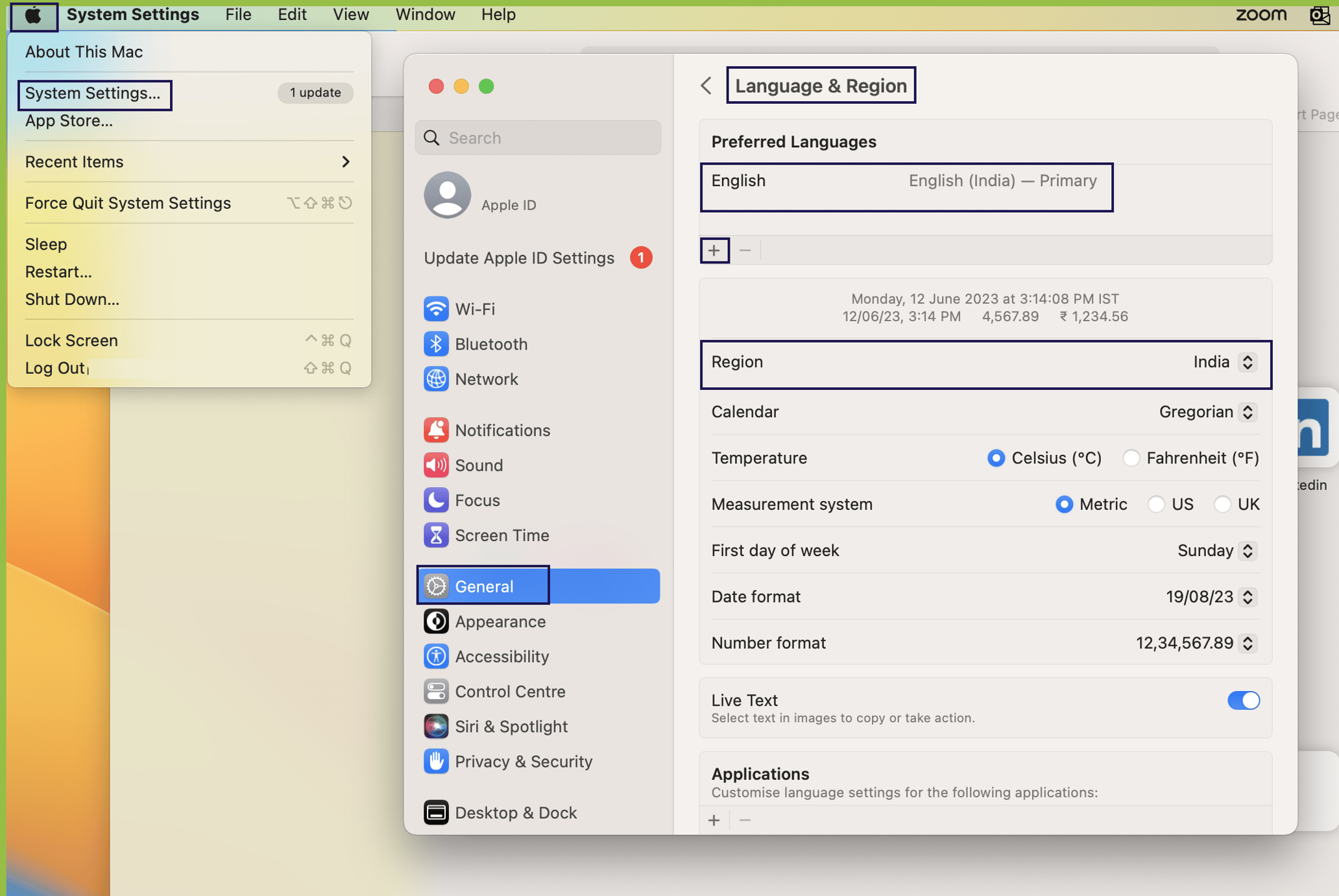 Change Date Format in your Browser