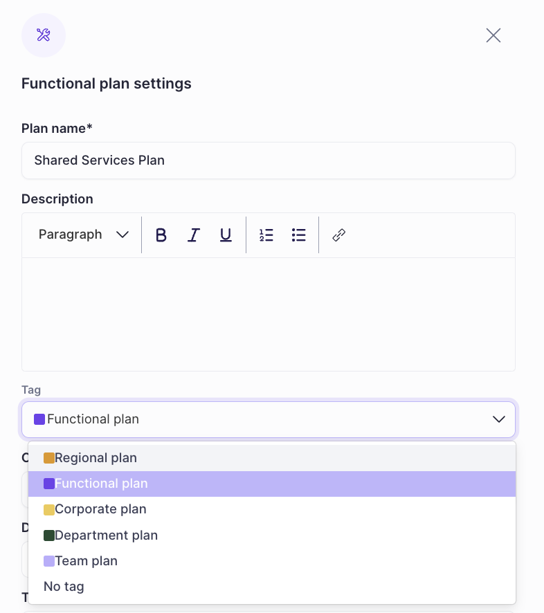 Add Goal Tags: Advance Strategy Model Customization